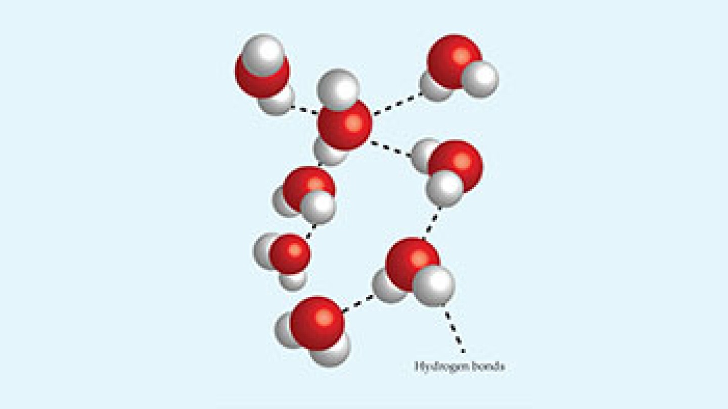 hydrogen structured water