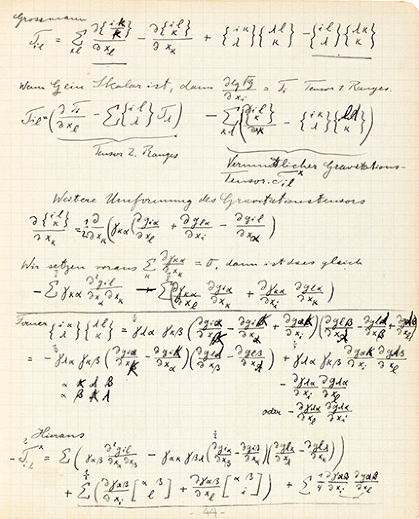 Arch and scaffold: How Einstein found his field equations - Physics Today