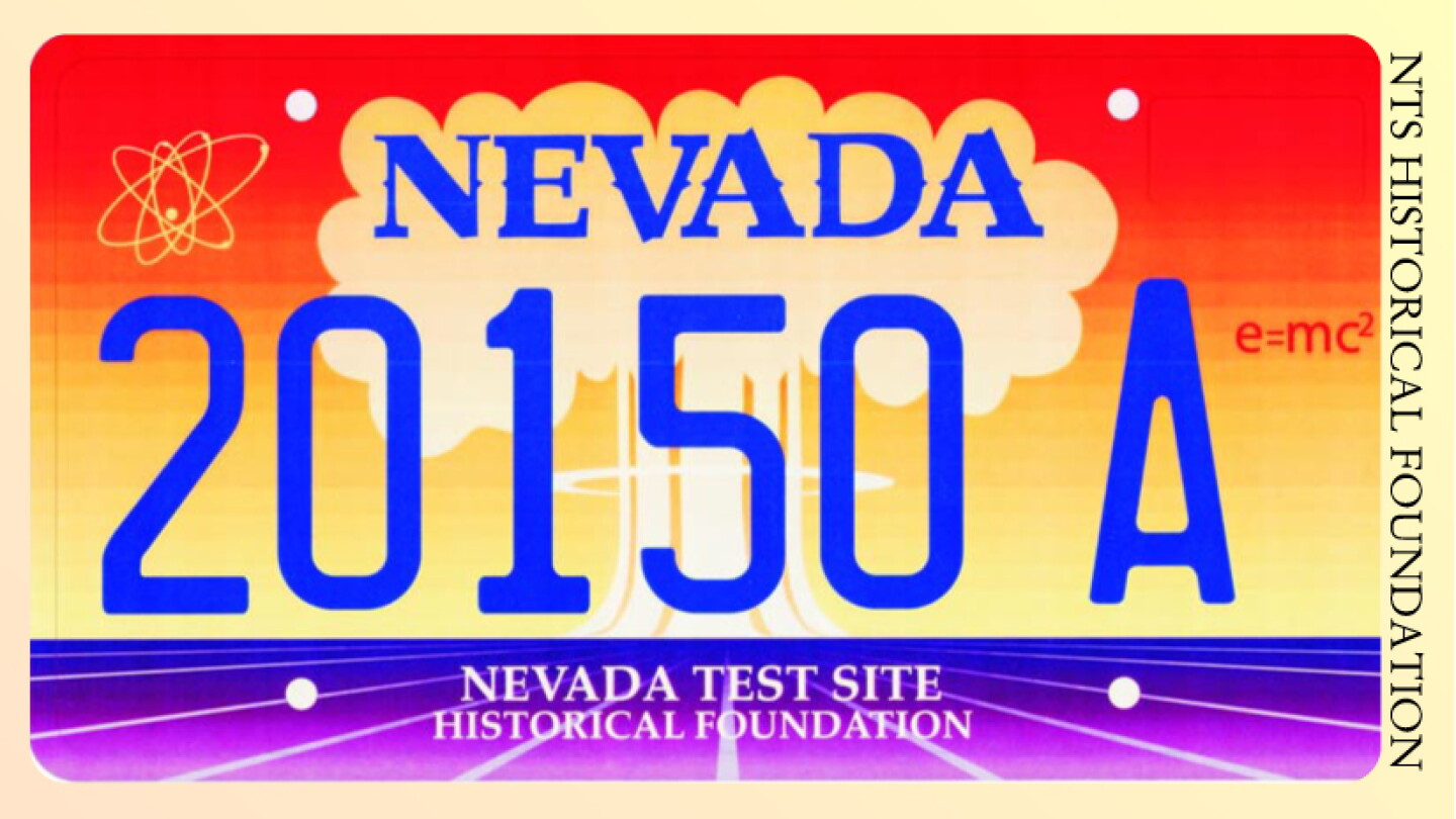 Nevada Issues Atomic License Plate - Physics Today